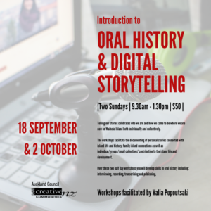 Oral History & Digital Storytelling (4) - Waiheke Adult Learning